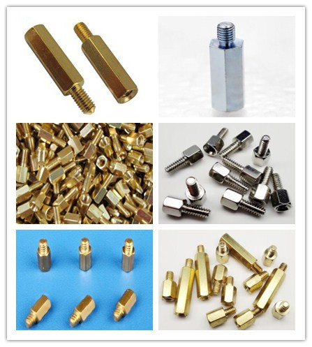 3/8" Aluminum Round Hex Square Spacer Electronic Fasteners With ISO ...