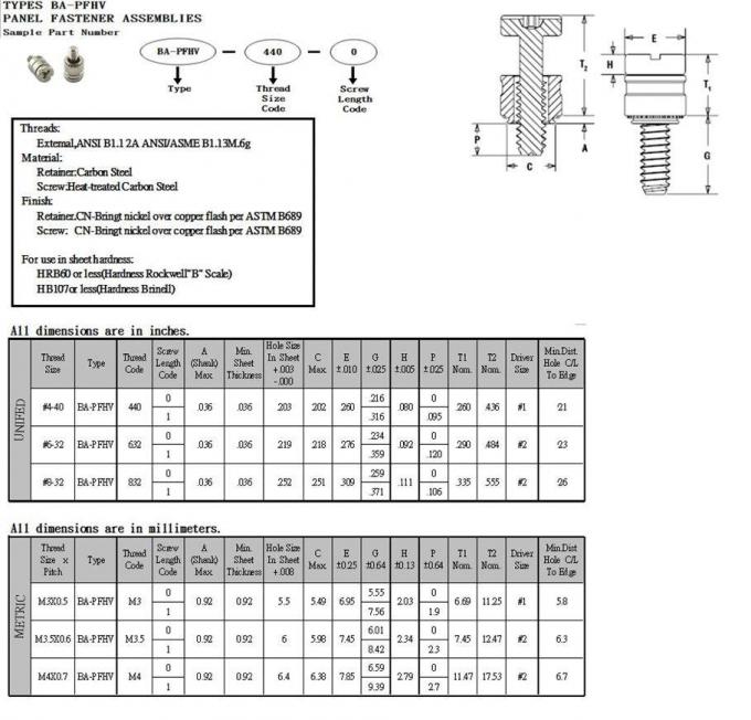 Stainless Steel Electronic Turned Fasteners Assembly Captive M3 M4 ...