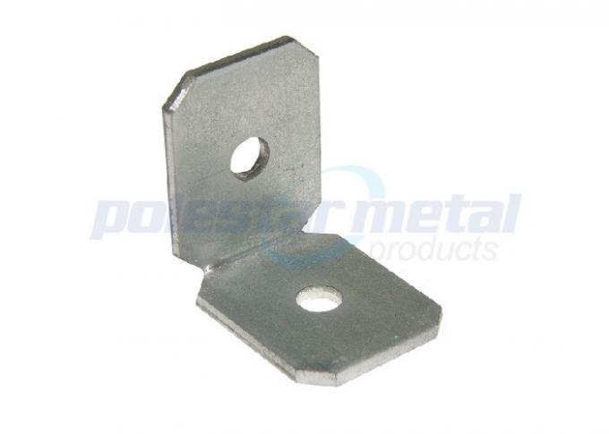 Zinc Plated Construction Hardware Flat Wall Brackets , Galvanized Angle ...